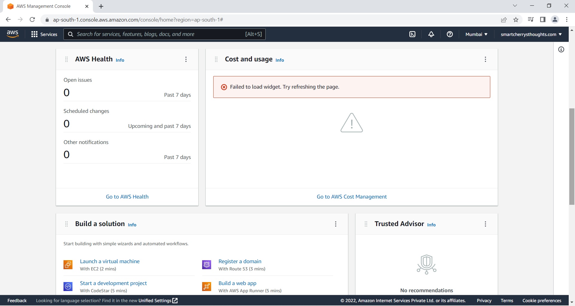 Tour of the AWS Console & Services in AWS- AWS Certified Solutions ...