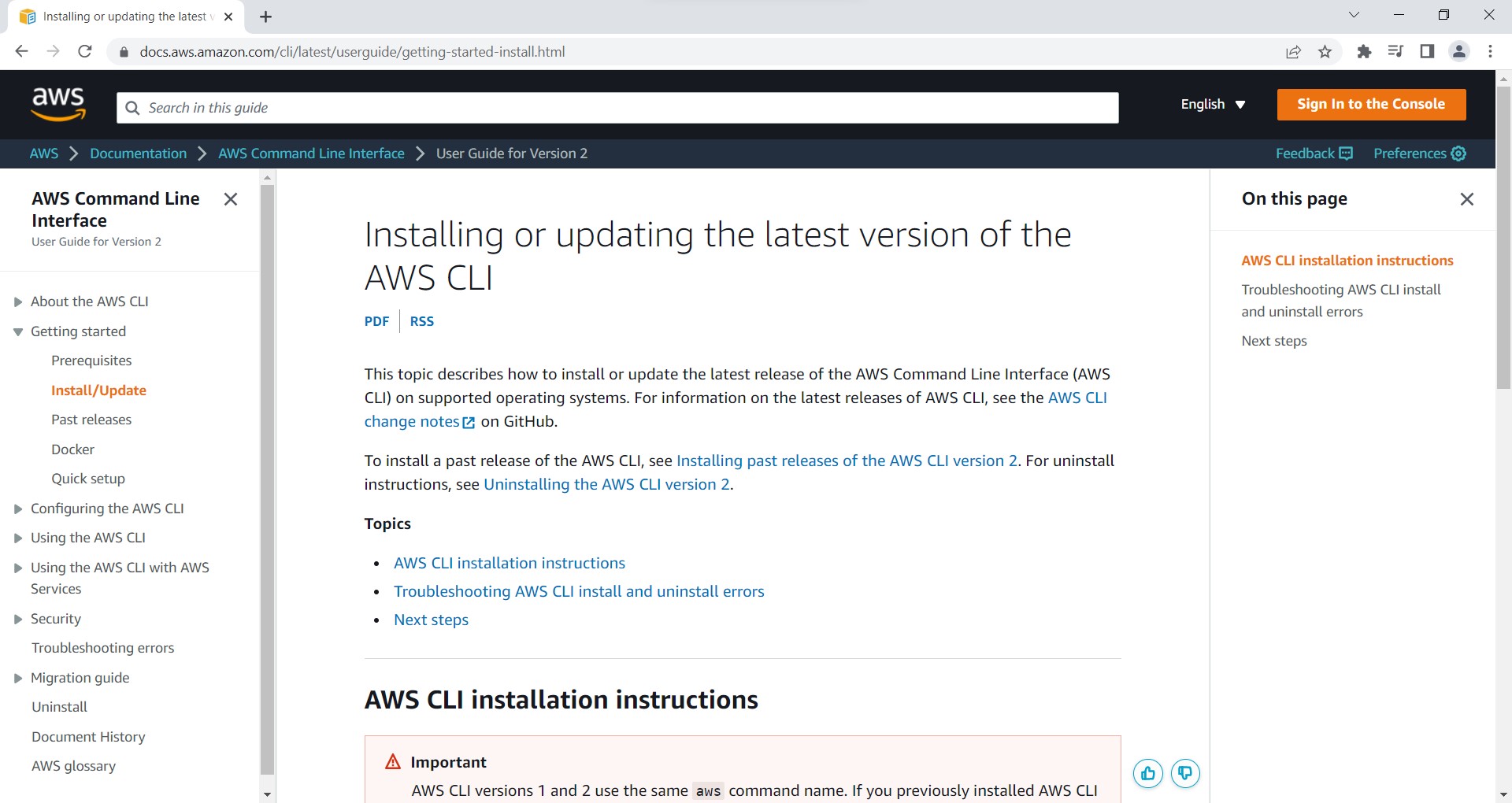 8) AWS CLI Setup on Windows- Section 1: IAM & AWS CLI- AWS Certified Solutions Architect ...